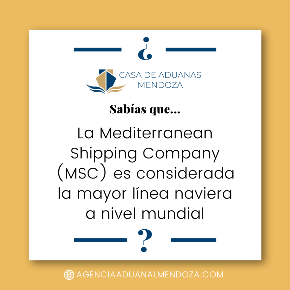 La Mediterranean Shipping Company (MSC) es considerada la mayor línea ...